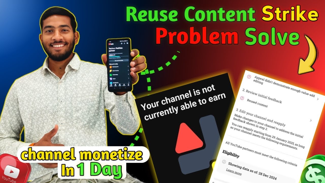Reuse Content Strike Hataiye Aise😇 / Reuse Content Strike problem solve ...