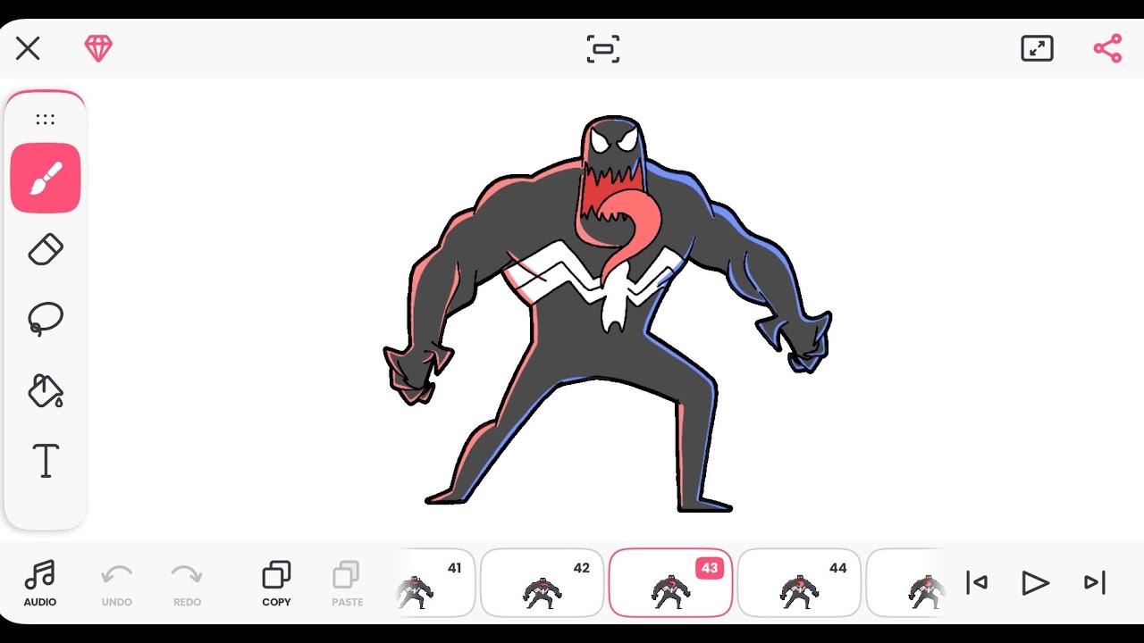 FlipaClip – Venom animation - YouTube