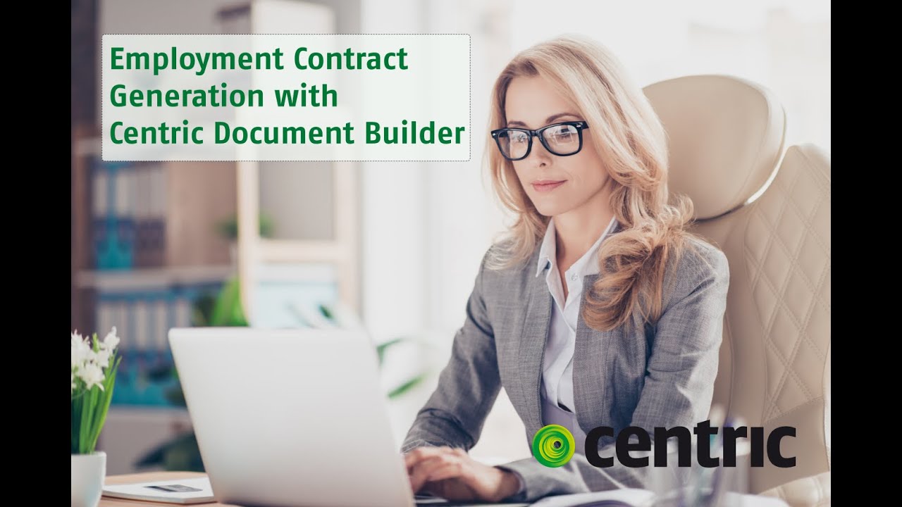 Centric Document Builder Employment Contract Generation - YouTube