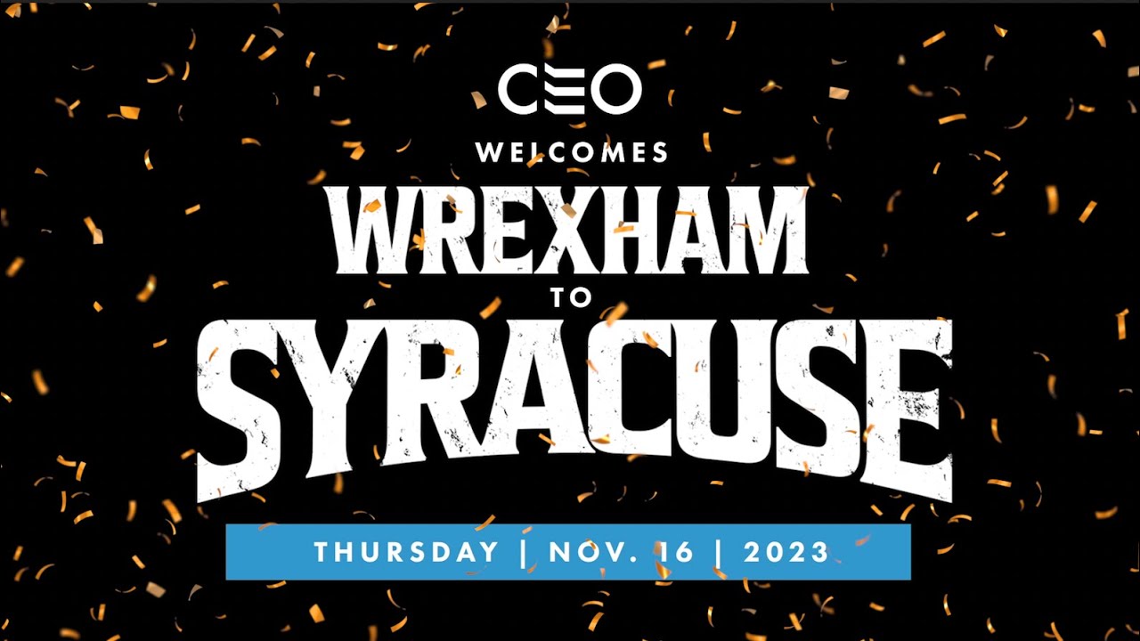 CenterState CEO Welcomes Wrexham to Syracuse, New York! 🎉 - YouTube