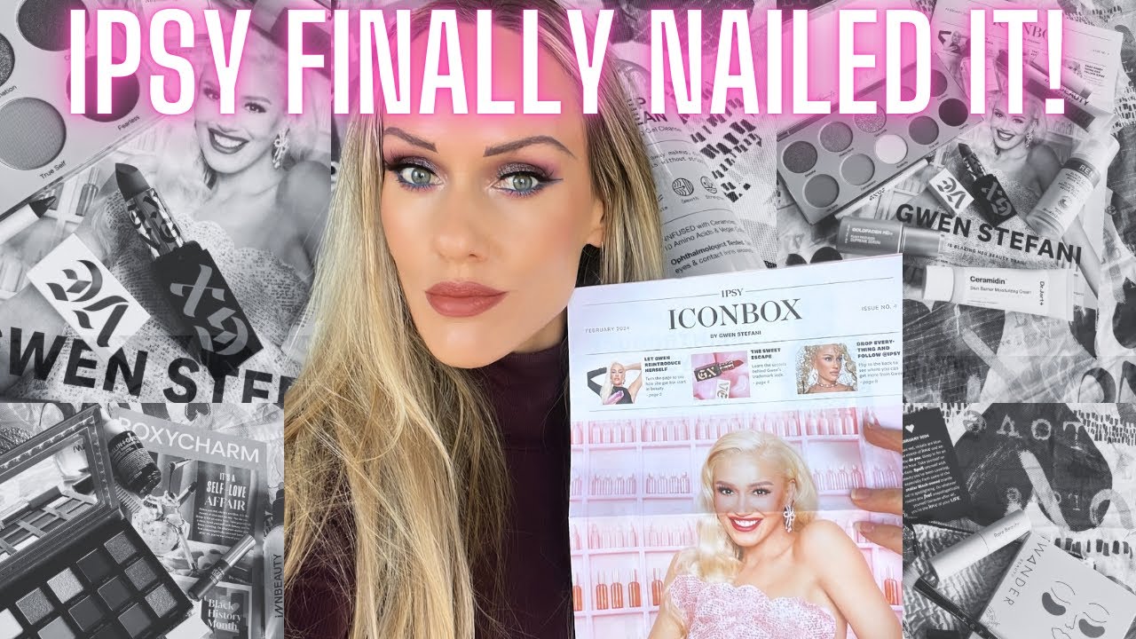 IPSY FEBRUARY 2024 GLAM BAG 💞 BOXYCHARM BY IPSY 💞ICON BOX BY GWEN ...