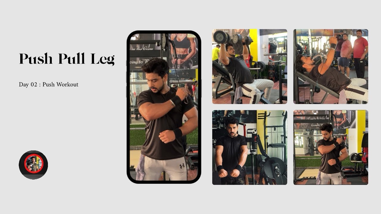 Push Pull Leg Workout routine : Day 02 - Push Workout | Push Exercise ...