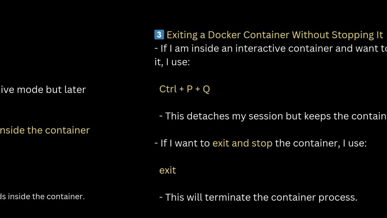 how you manage Docker containers interactively and in detached mode | Docker Tutorials - YouTube