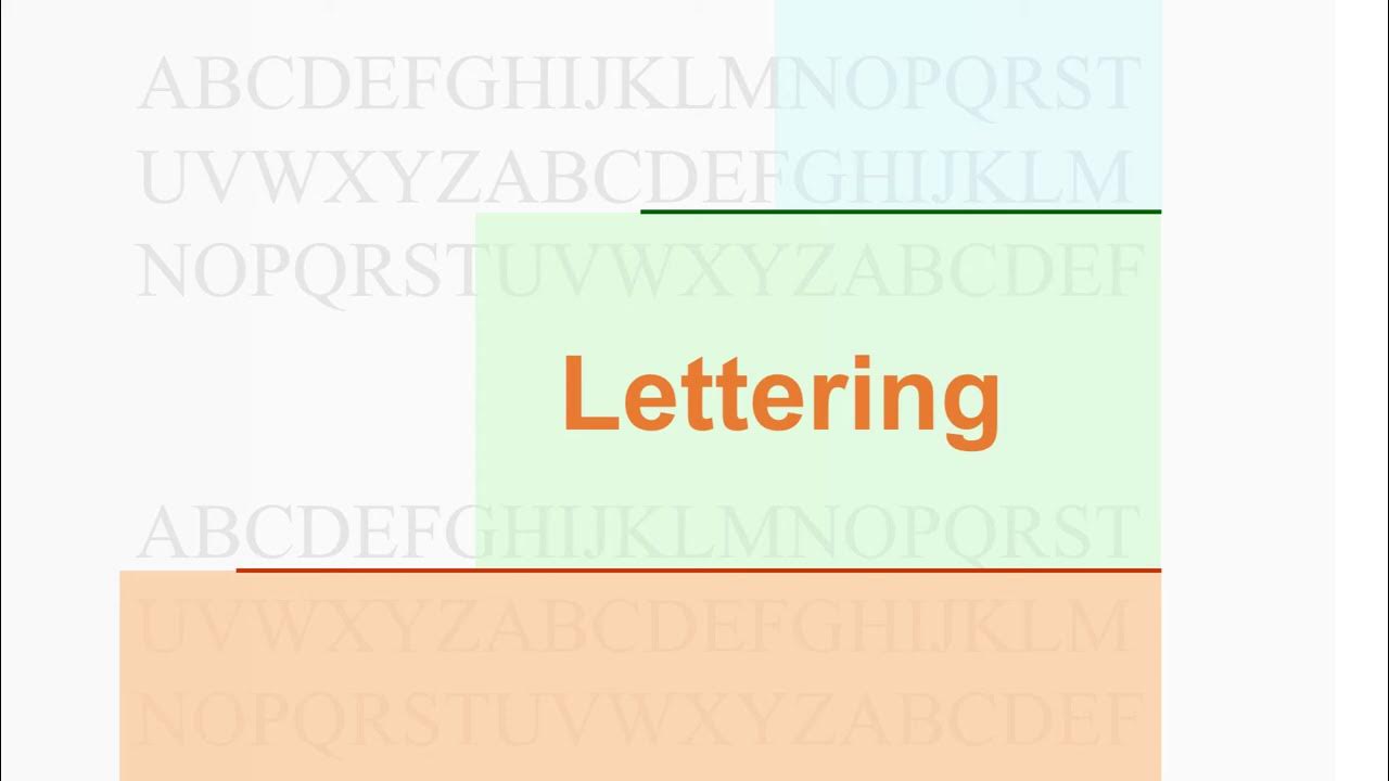 Lecture 1 Lettering | Part 2 [Engineering Drawing] - YouTube