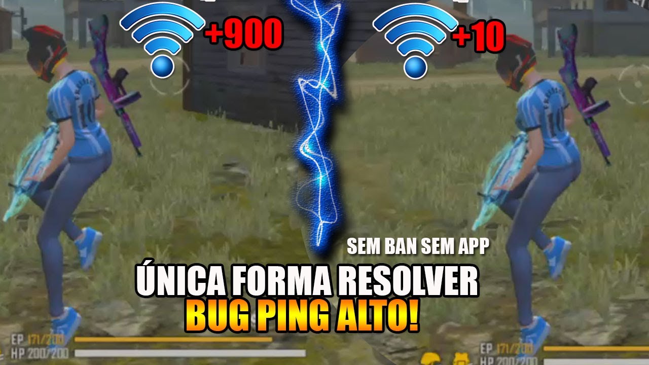 PING MUITO ALTO FREE FIRE!! COMO RESOLVER PING ALTO NO FIRE? COMO JOGAR ...