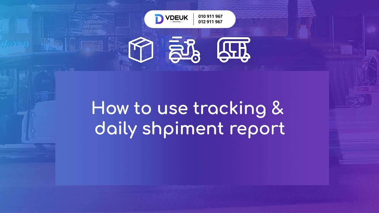 How to see use tracking & daily shipment report on VDEUK Dashboard ...