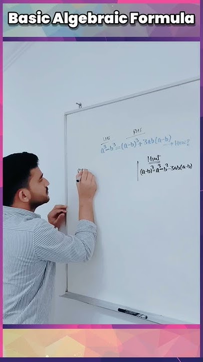 (a-b)^3+3ab(a-b) | Basic Algebraic Formula - YouTube