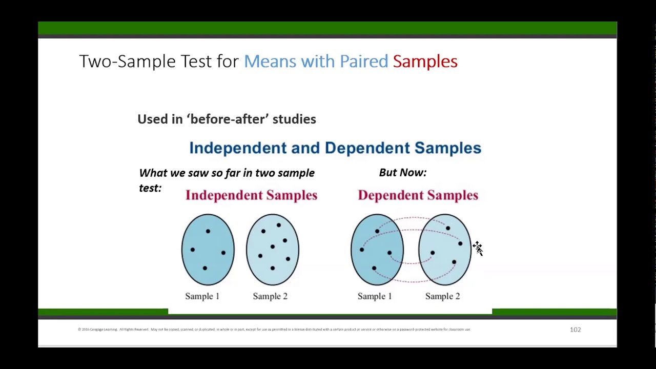 Two-Sample Test for Means with Paired Samples (Example: Pile Foundation ...