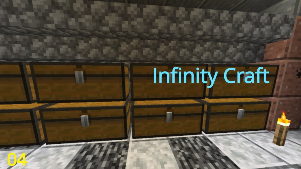 Infinity Craft Episode 4 - The New Storage Room - YouTube