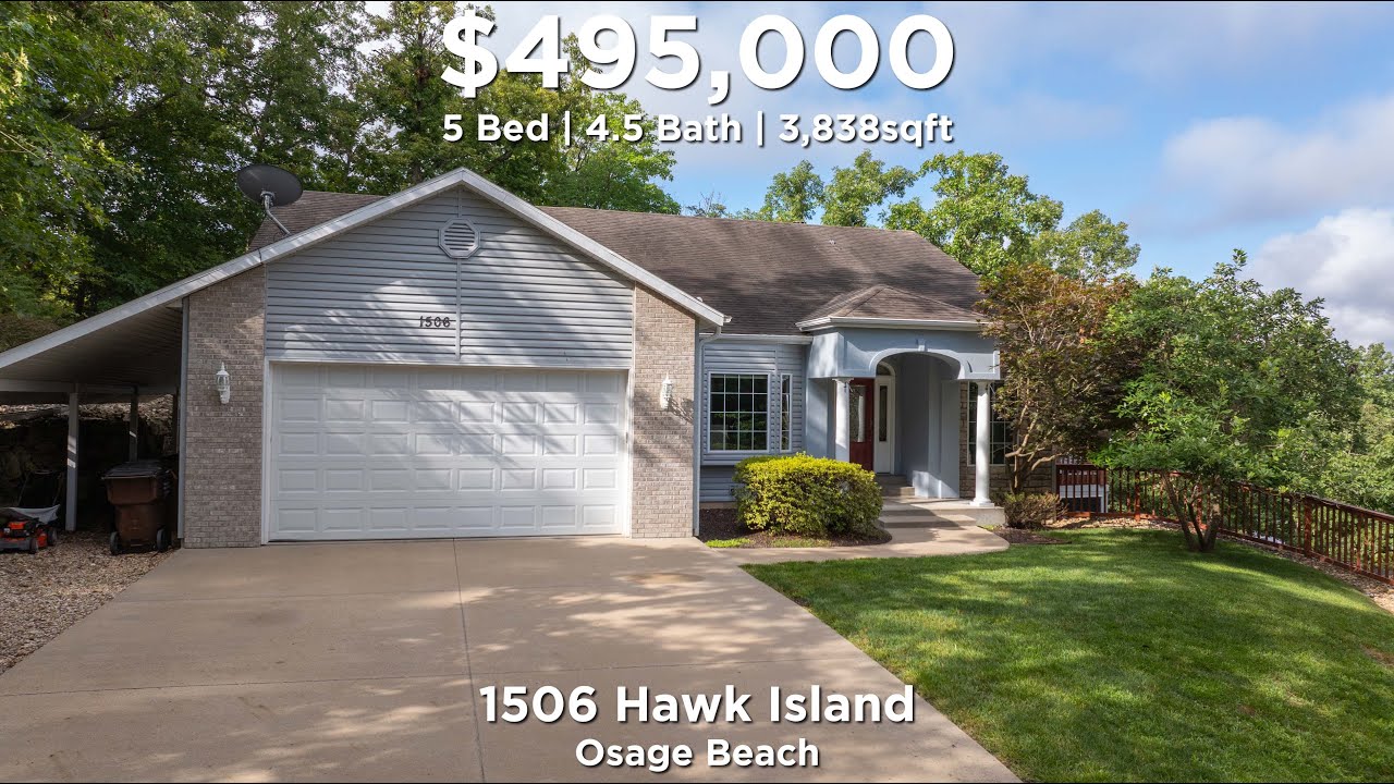 1506 Hawk Island Drive, Osage Beach, Missouri 65065 - YouTube
