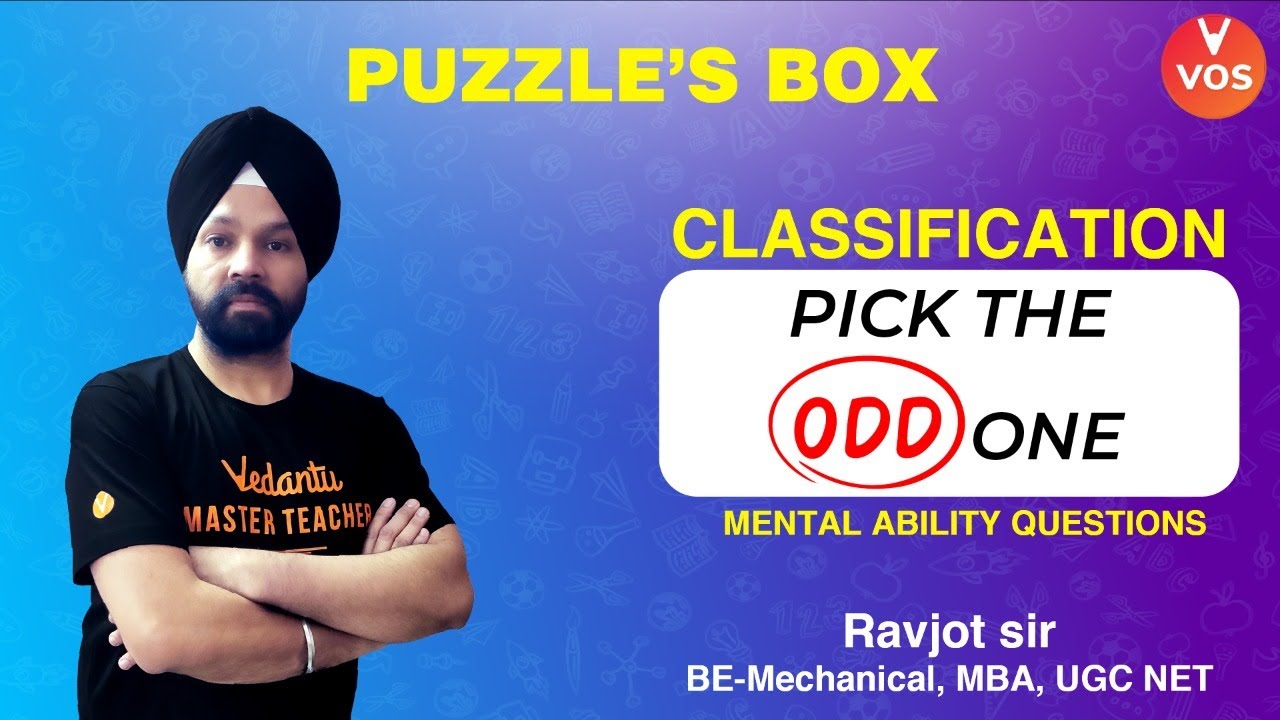 Pick the Odd One | Classification | Reasoning Questions | Mental ...