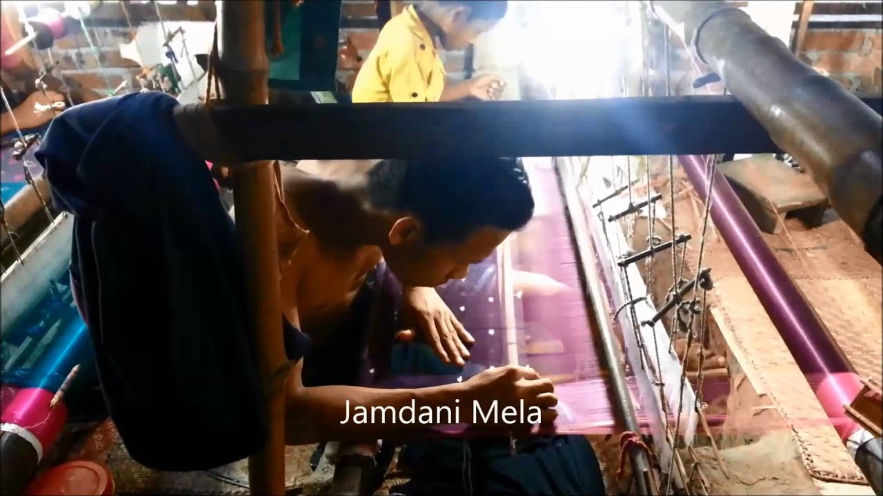 Making Of Jamdani Saree - YouTube