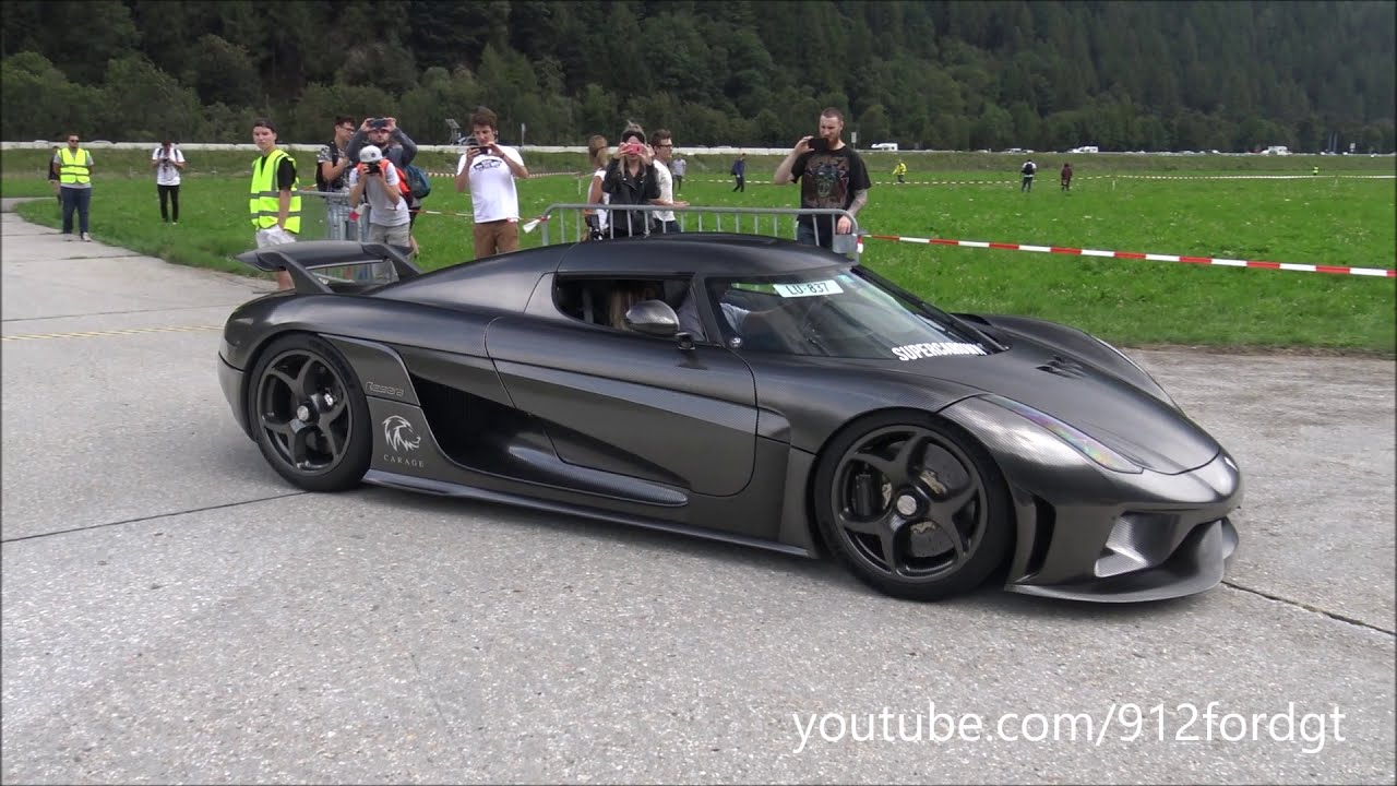 Koenigsegg Regera Drag Race against Koenigsegg Agera! Crazy Fast! - YouTube