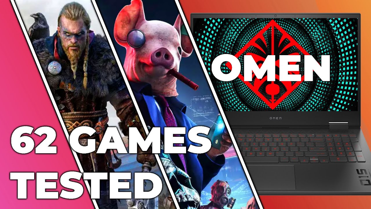 HP Omen 15 (2020) - 62 Games tested - YouTube