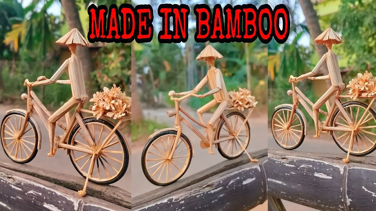 Bamboo cycle||Made by hand|| #bamboocraft - YouTube