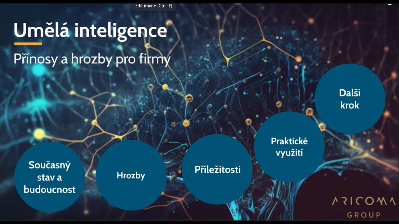 Přínosy a hrozby umělé inteligence pro firmy - YouTube