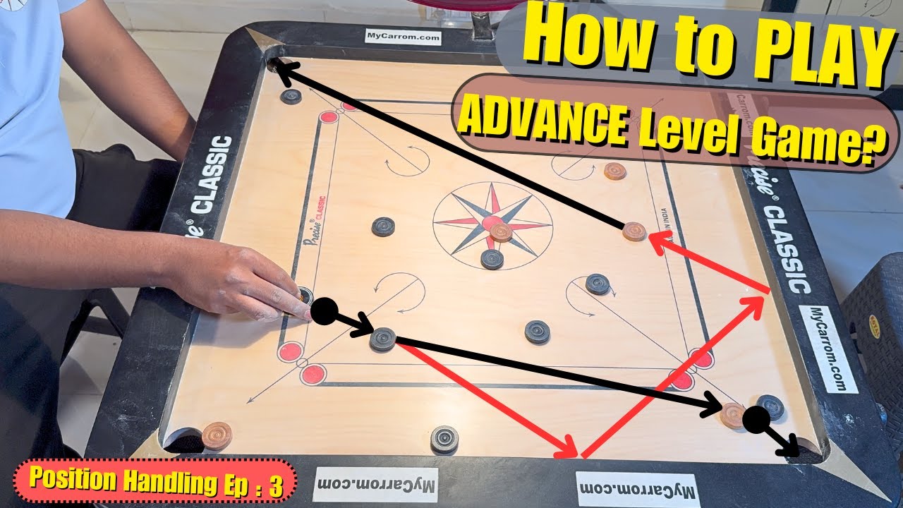 How to Play Advance Level Carrom | Positions Ep 3 - YouTube