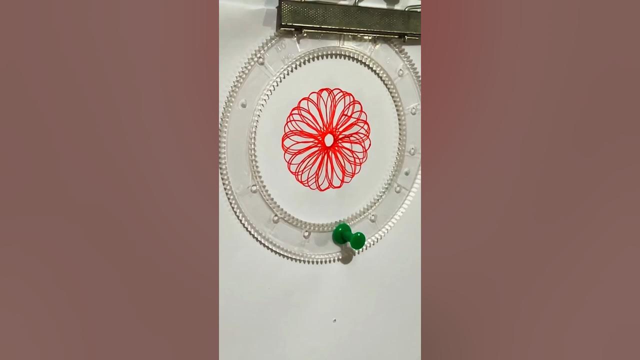 Spirograph Ruler doing its finest magic by creating the perfect art ...