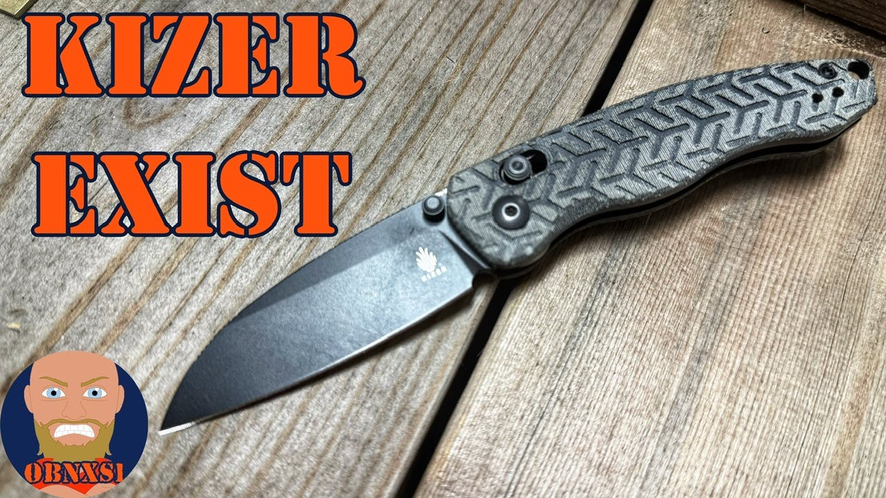 Kizer Exist in Black Micarta - YouTube