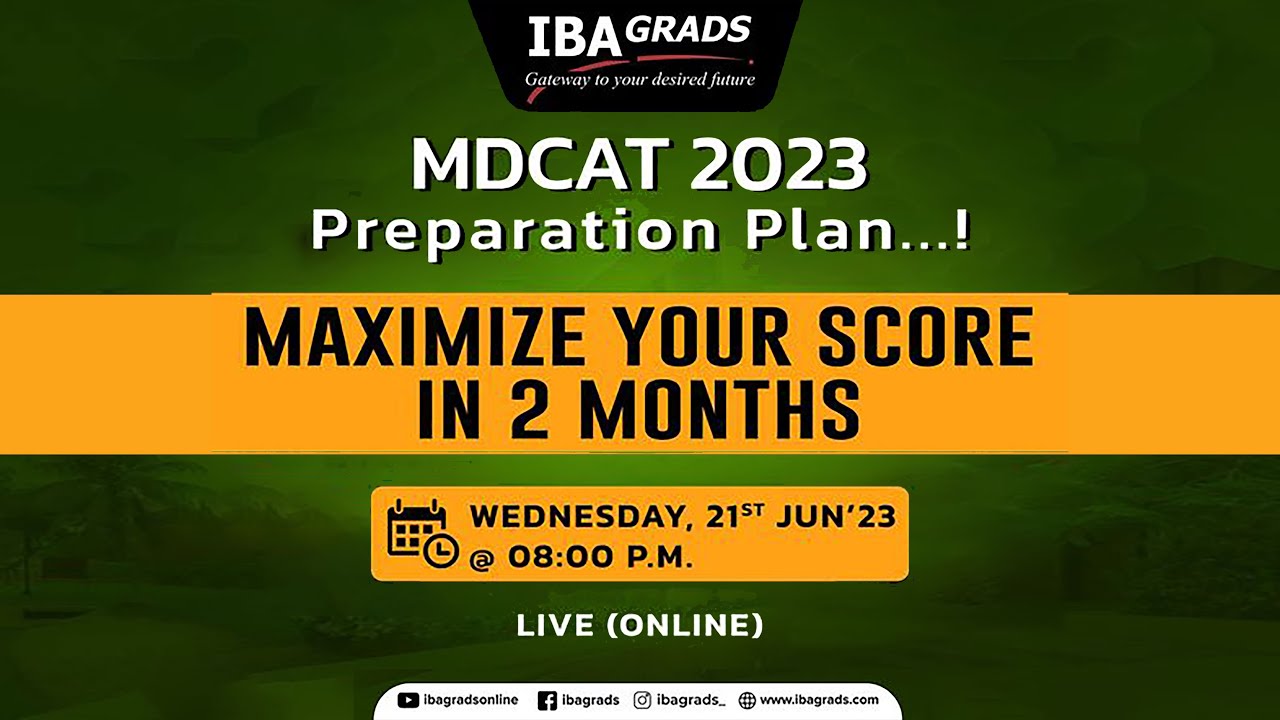 MDCAT Preparation Plan 2023 - YouTube