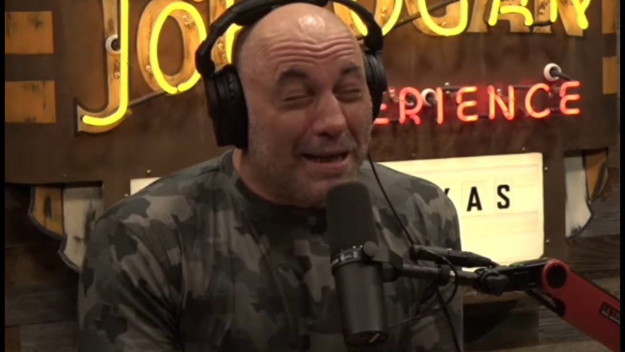 Joe Rogan shits his pants on his show - YouTube