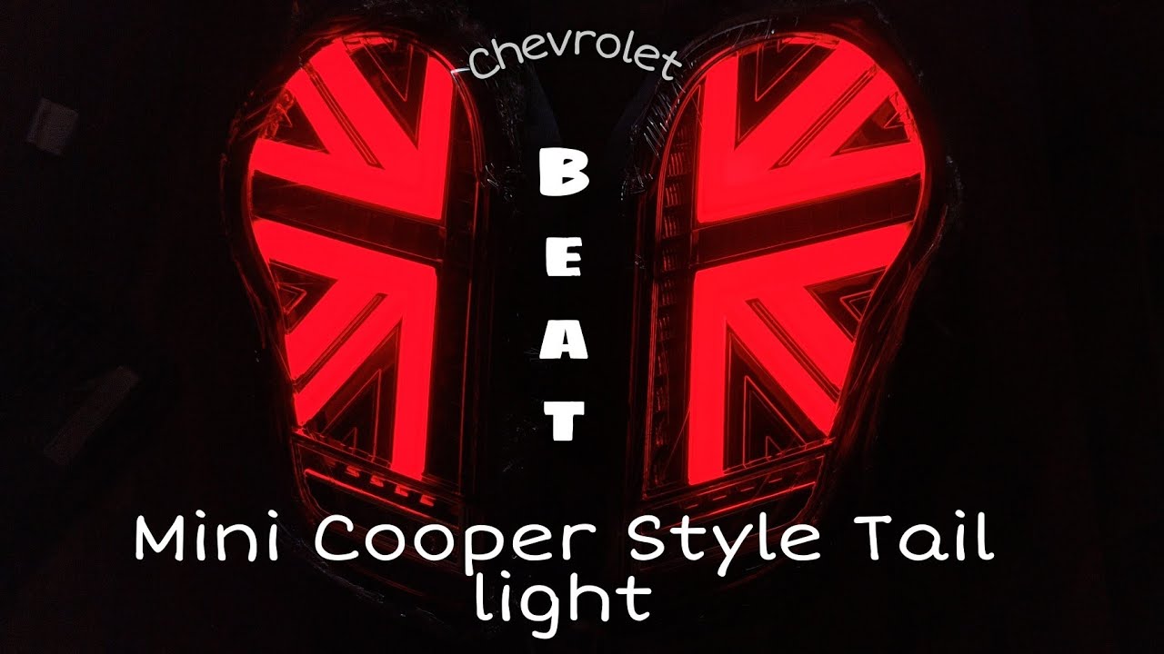 Chevrolet Beat Aftermarket Tail Light | UK flag Design | mini cooper ...
