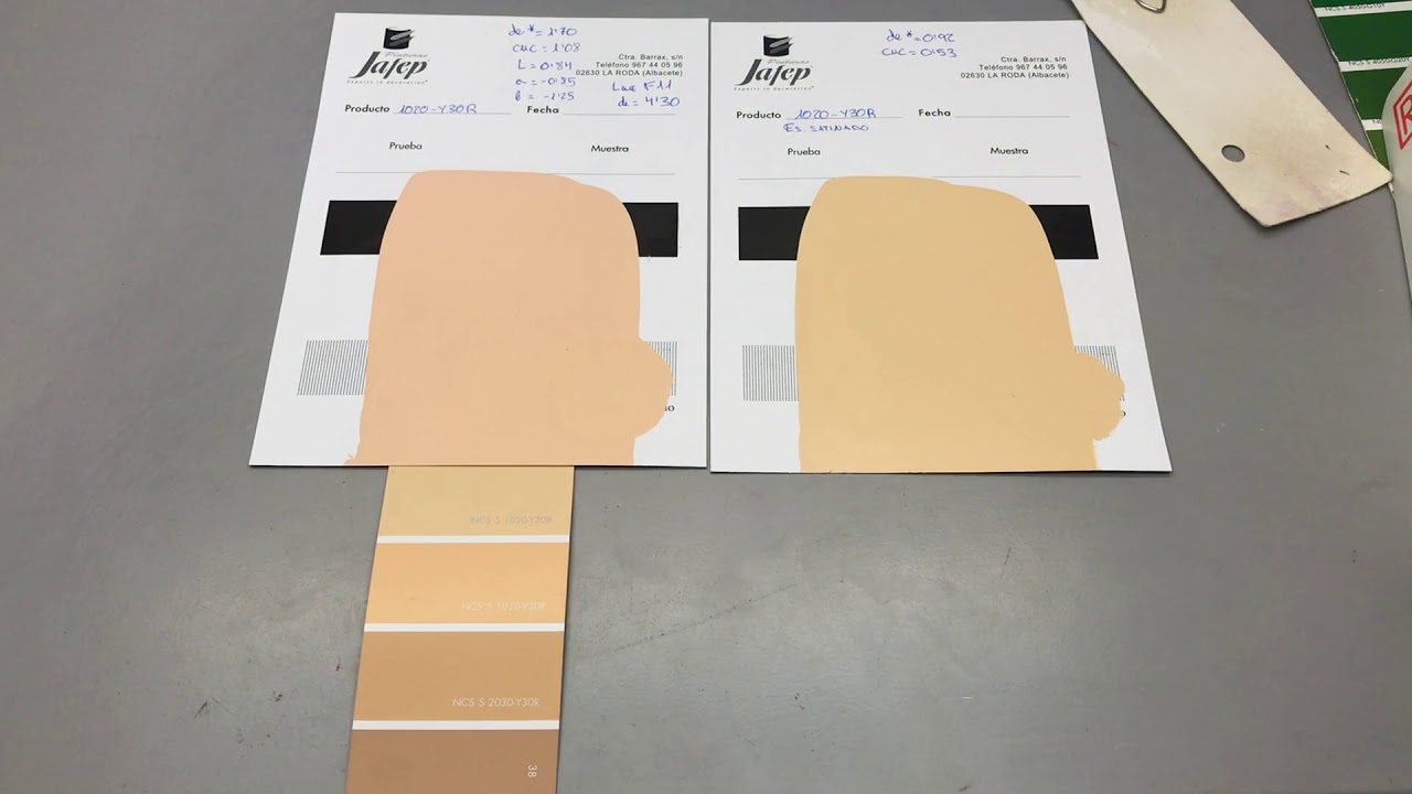 La metamería en el color de las pinturas - YouTube