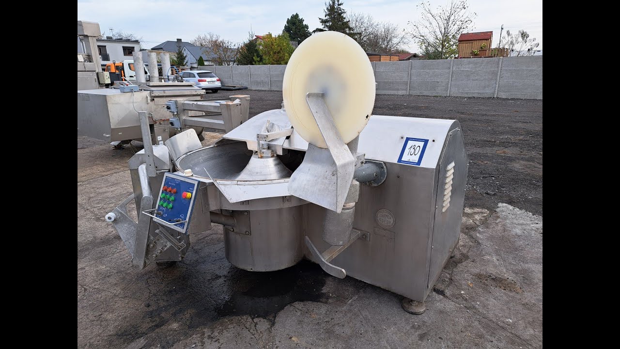 1158-130: Kramer + Grebe bowl cutter with ejector and lift - YouTube