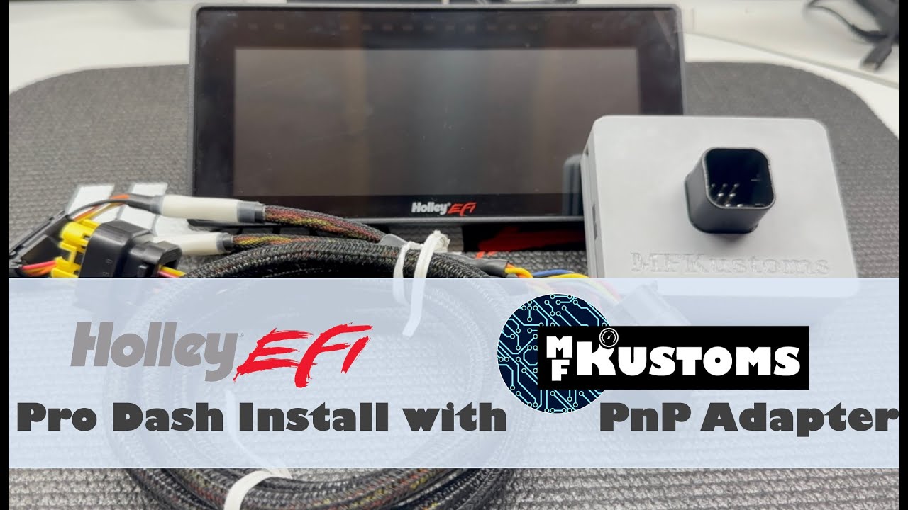 M.F. Digital Dash PnP Adapter - Holley Pro Dash - YouTube