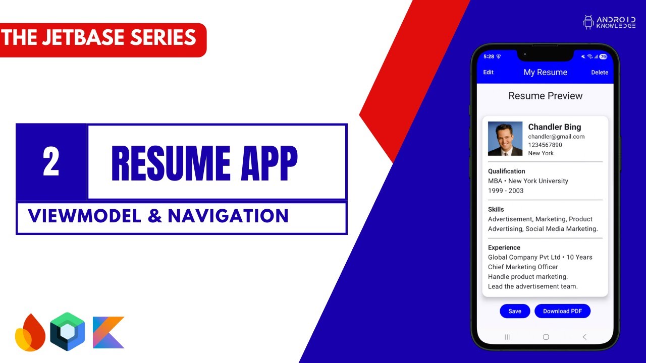 Resume Builder App using Firebase + Jetpack Compose in Android Studio ...
