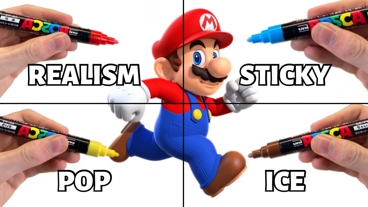 One Drawing, But 4 Different Styles! - YouTube