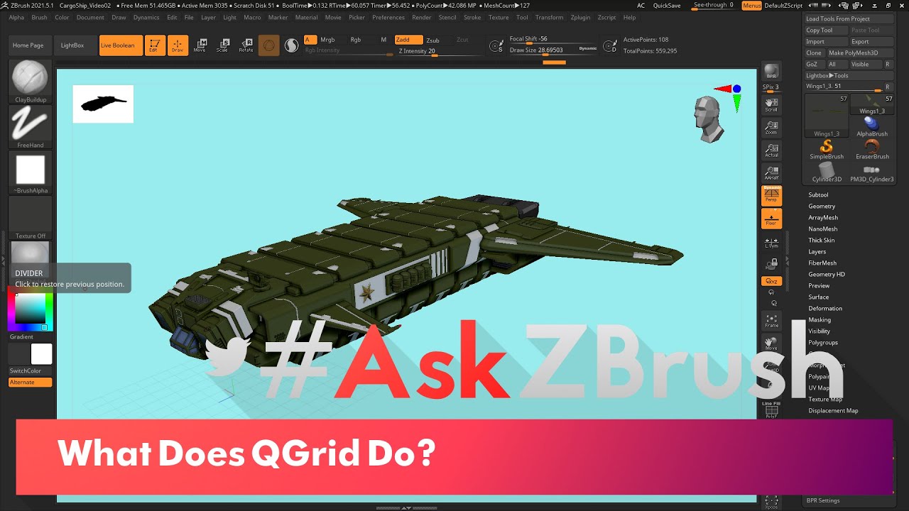 Askzbrush What Does Qgrid Do Youtube