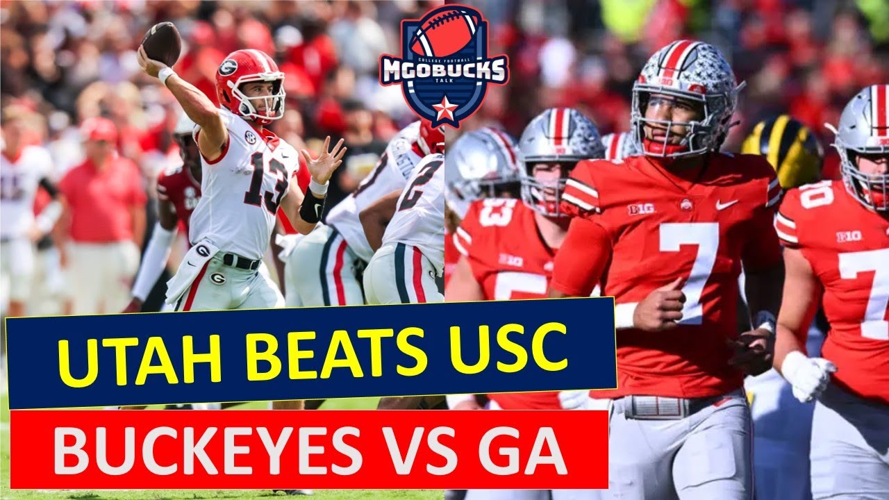 Utah Wins! Ohio State vs Georgia in the Playoffs? - YouTube