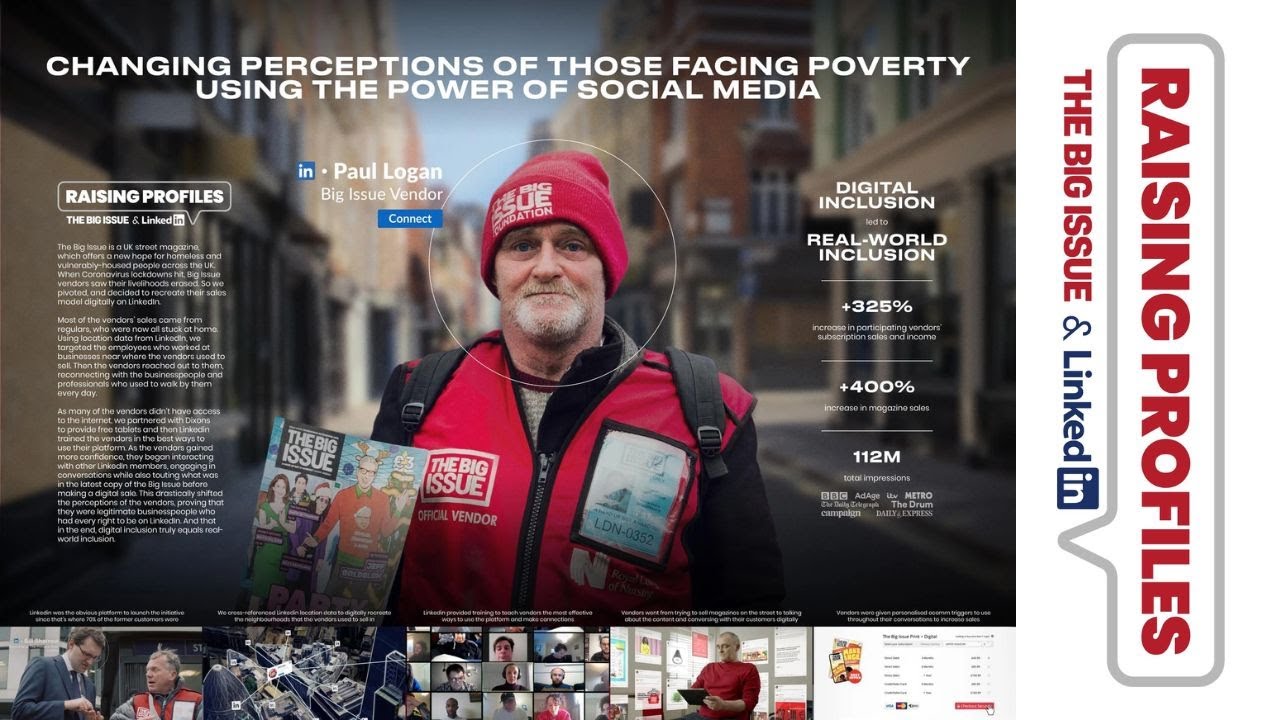 The Big Issue & LinkedIn - Raising Profiles (Case Study) | Campaign ...