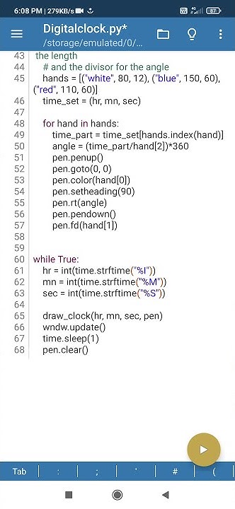 Making Analogue Clock Using Python Turtle Graphics Amazingcoder
