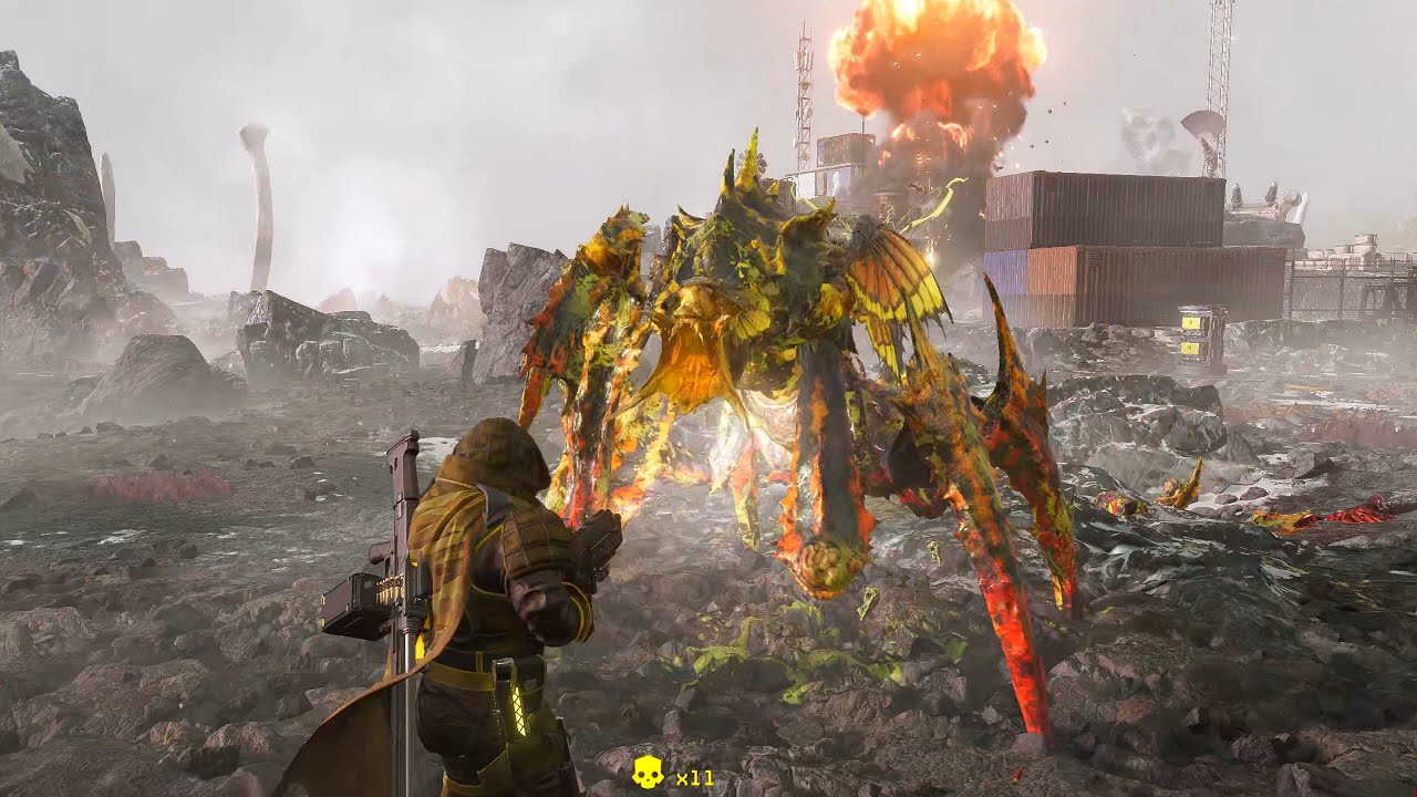 Battle with Terminids - Super Helldive Difficulty - 4K Quality - Helldivers 2 - YouTube