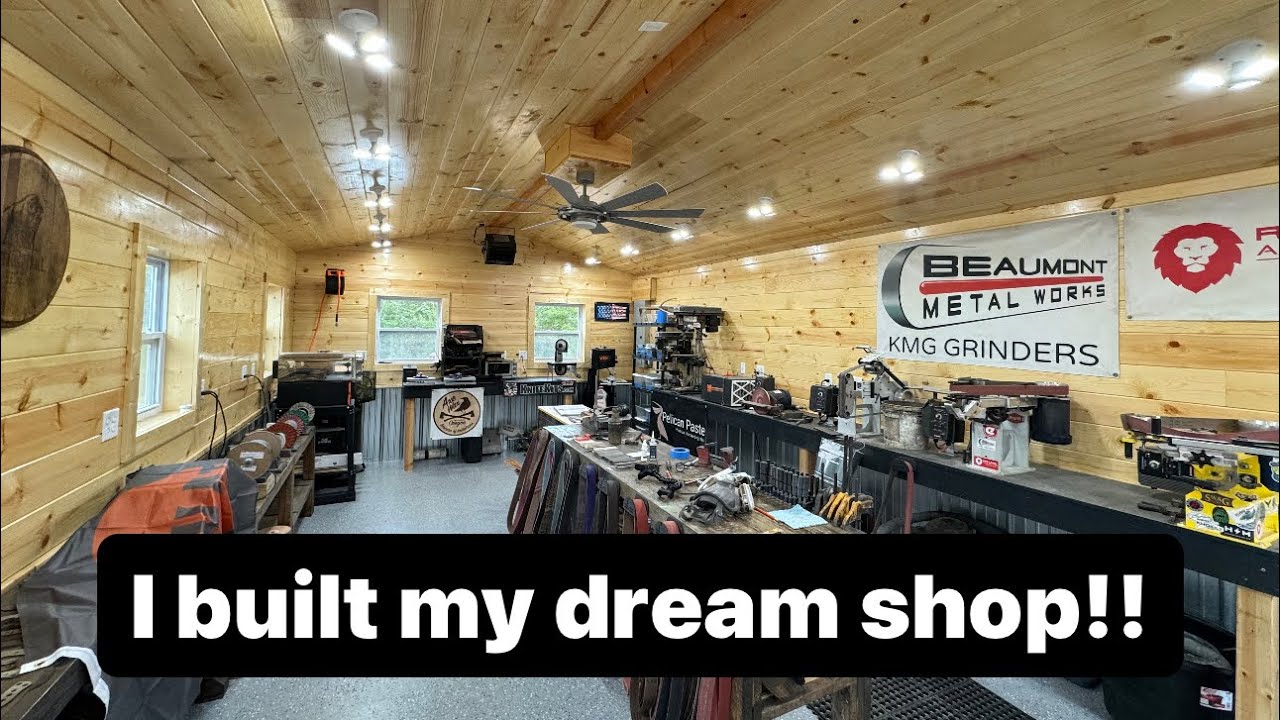 I built my dream work shop! - YouTube