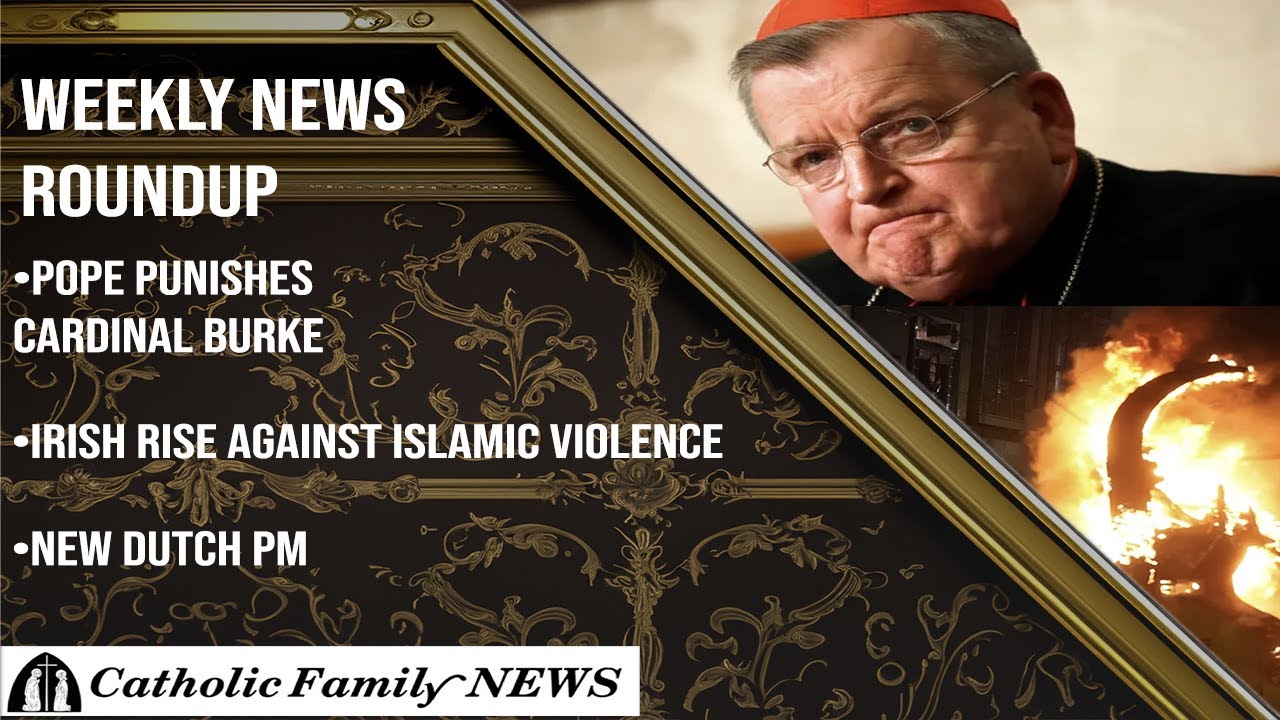 Weekly News Roundup Nov 30, 2023: Cardinal Burke, Irish Stabbings ...