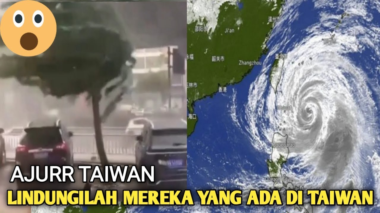Angin Topan Akan Menerjang TAIWAN Semoga Saja Semuanya Baik2 Saja - YouTube