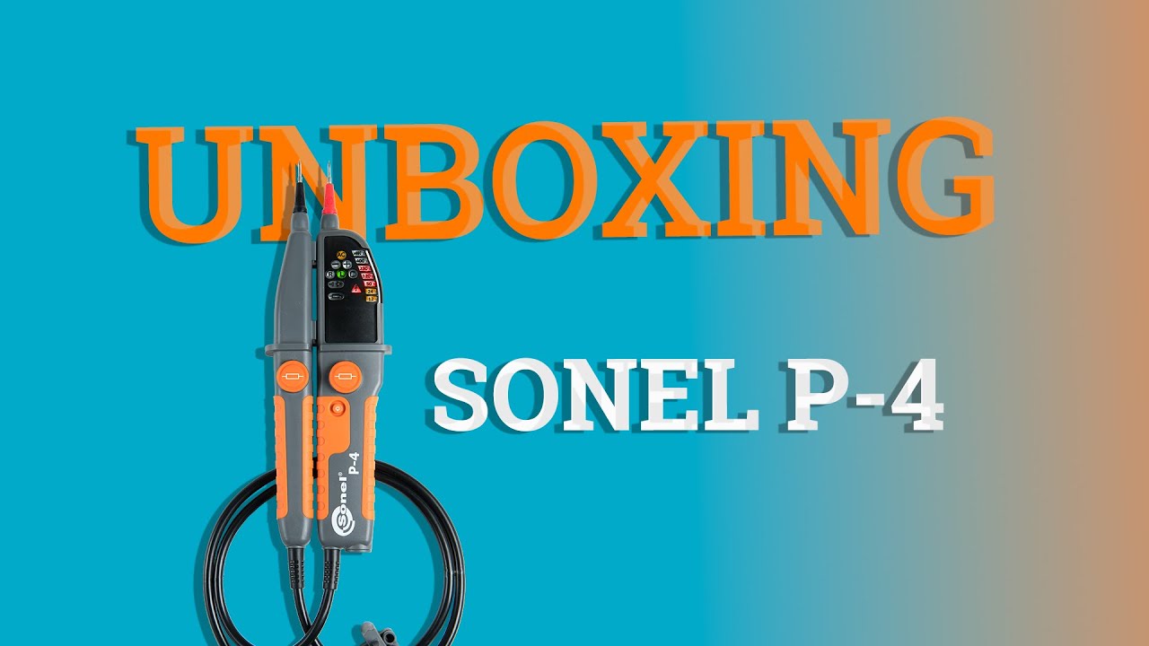 Unboxing Sonel P-4 - YouTube