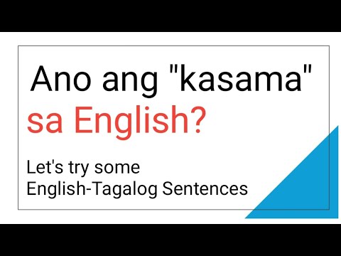Ano ang "Kasama" sa English? | #english-tagalog Translation - YouTube