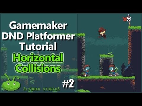 Gamemaker DND Platformer Tutorial - #2 Horizontal Collisions - YouTube