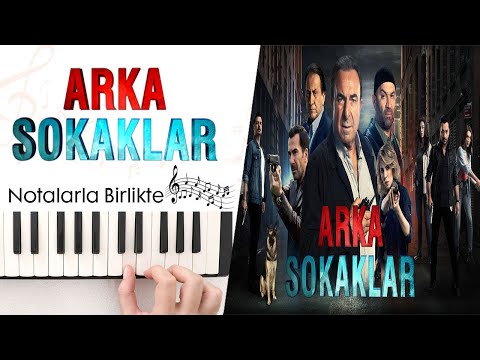 Arka Sokaklar Dizi Müziği Melodika Notaları ve Çalınışı(Hızlı - Yavaş)