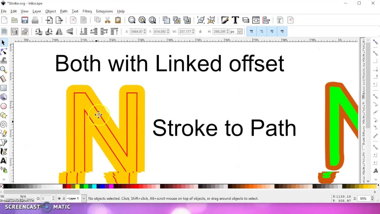 21 Stroke or stroke to path - YouTube