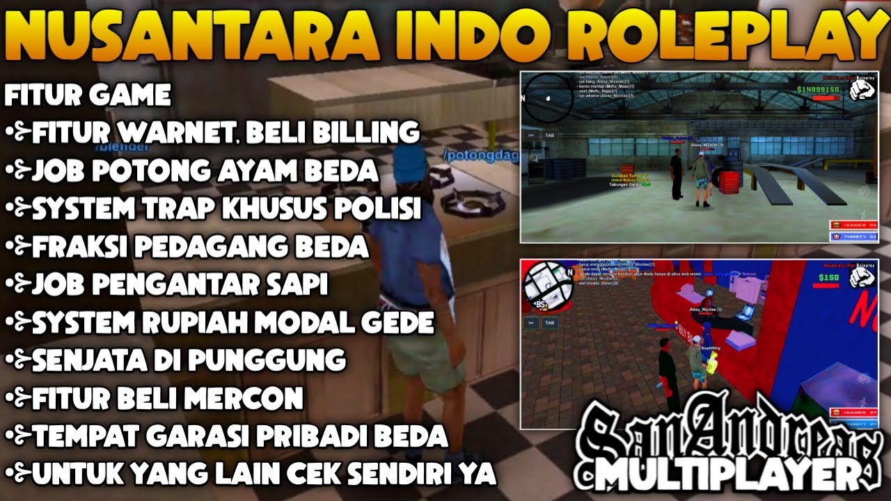 REVIEW SERVER NUSANTARA INDO ROLEPLAY || GTA SAMP INDONESIA - YouTube