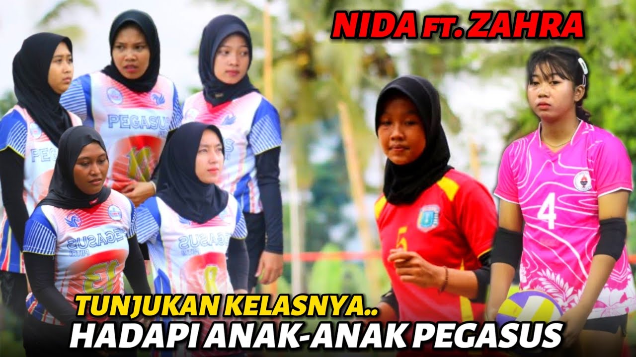Ngeri !!! Nida ft Zahra Tunjukkan Spike Ganasnya di Voli Tarkam Bvc Cup ...
