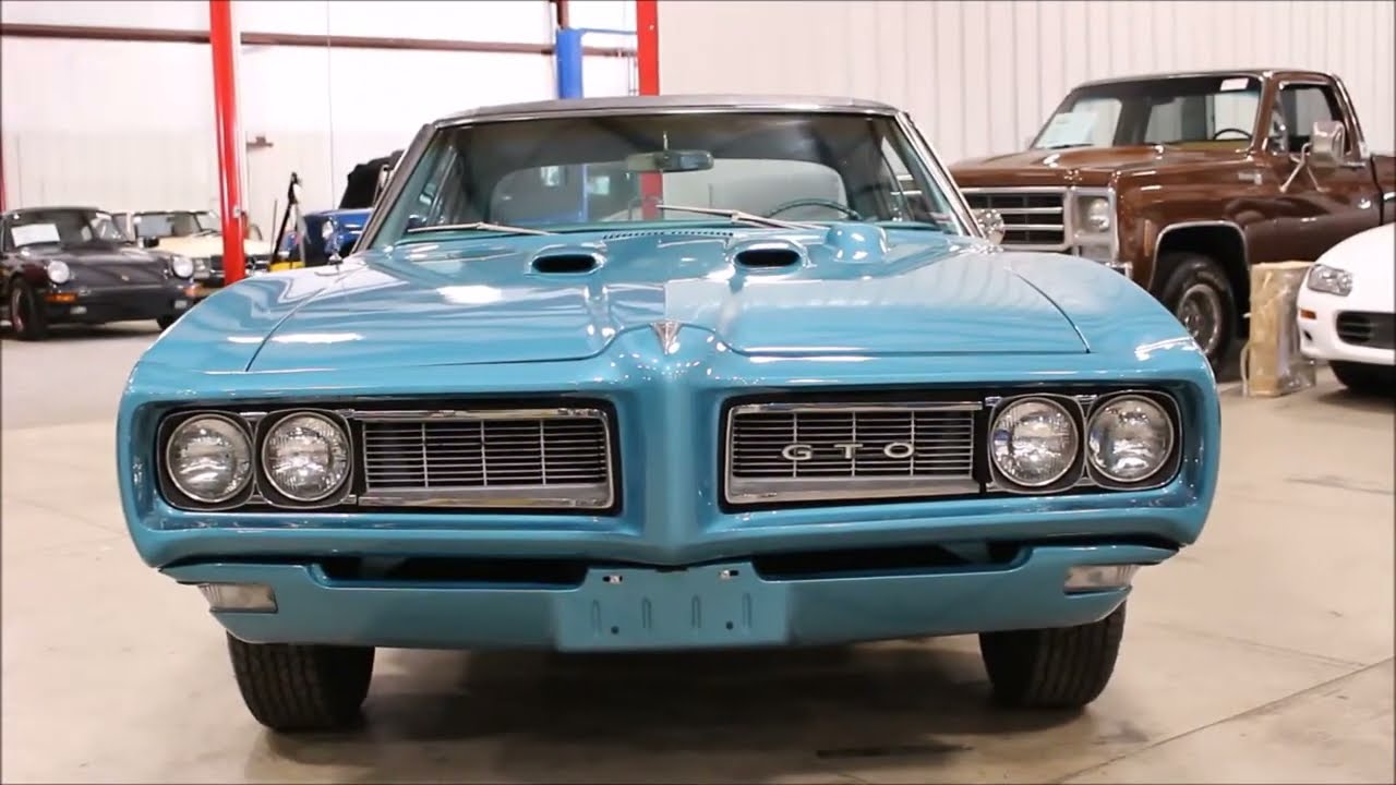 1968 Pontiac GTO Blue - YouTube