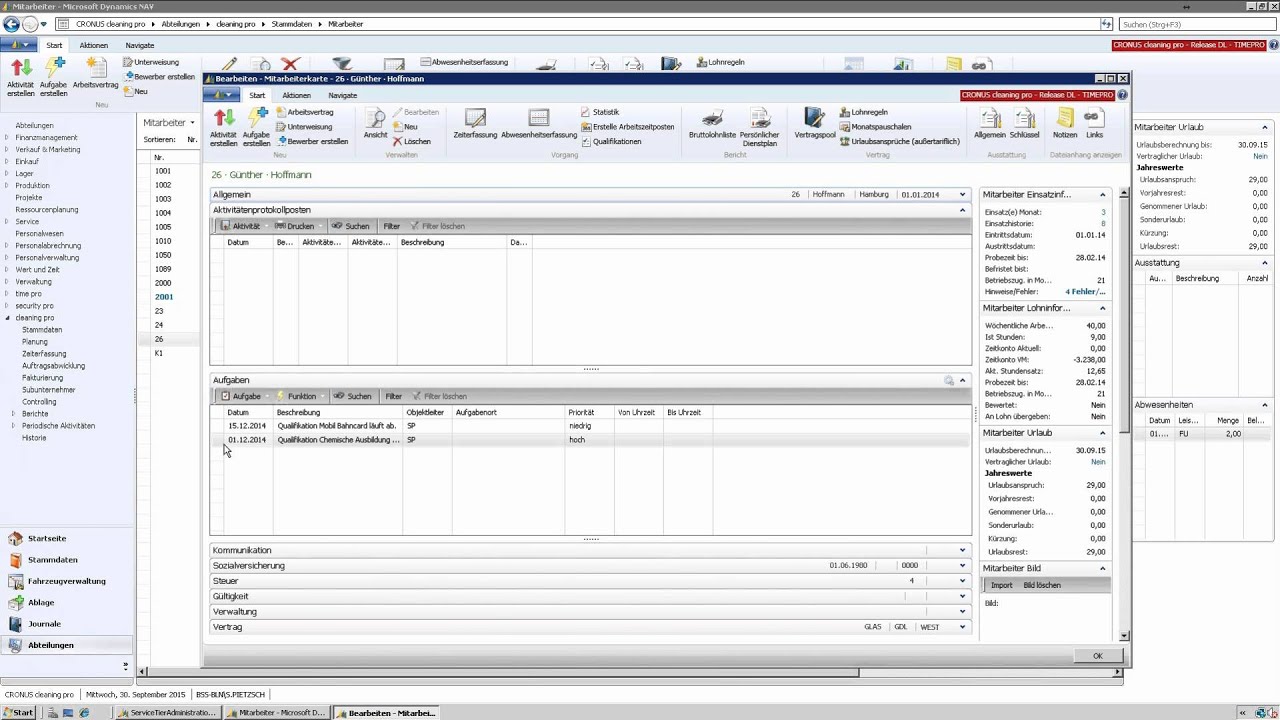 What`s New BSS Software für Dienstleister Basis Dynamics NAV - YouTube