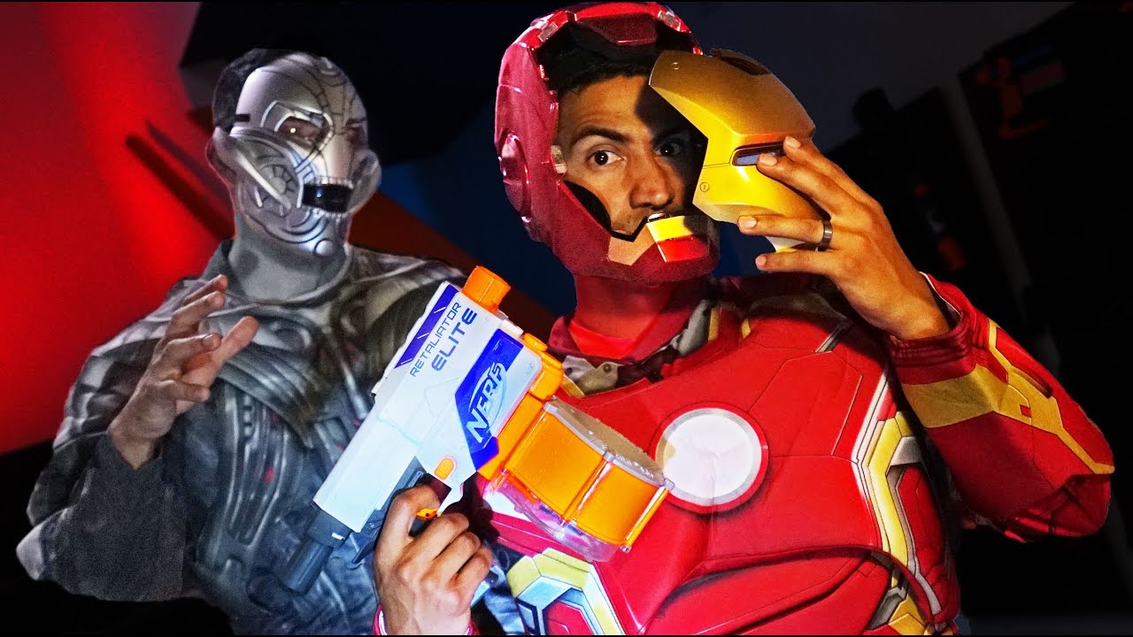 NERF Avengers Challenge! - YouTube