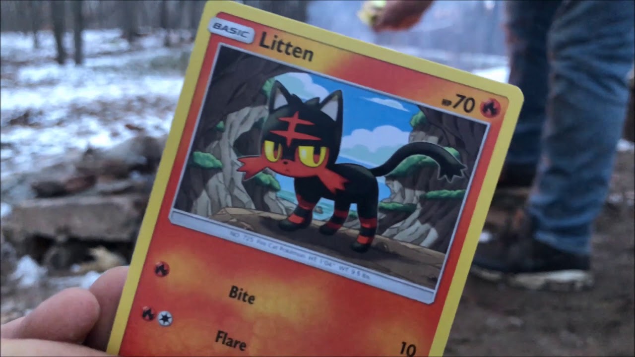 Burning Pokemon Cards - YouTube